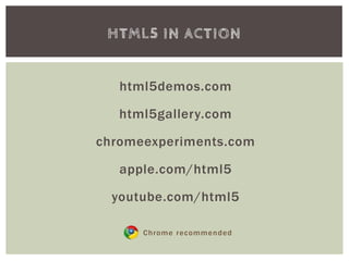 HTML5: a quick overview | PPT