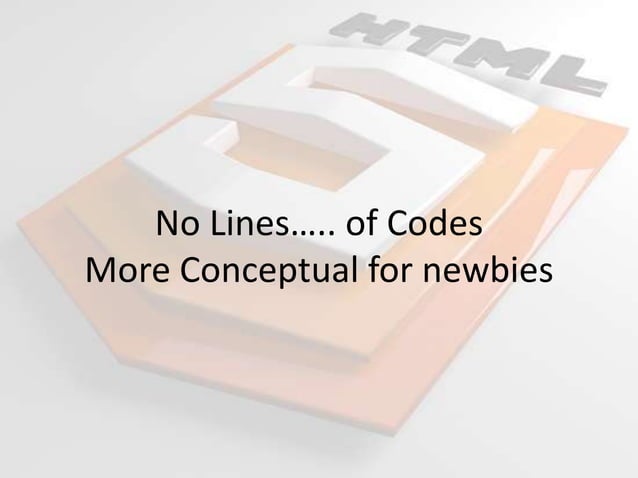 Hi5 with HTML5 | PPT