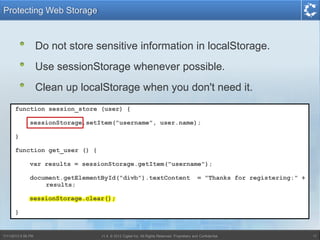 Html5: attack and defense | PPT