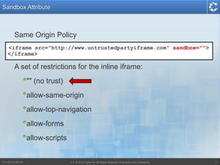 Html5: attack and defense | PPT