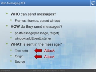Html5: attack and defense | PPT