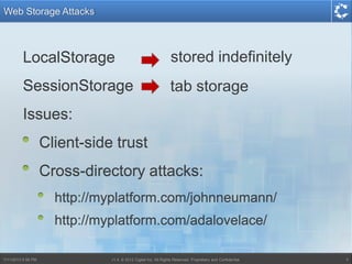 Html5: attack and defense | PPT