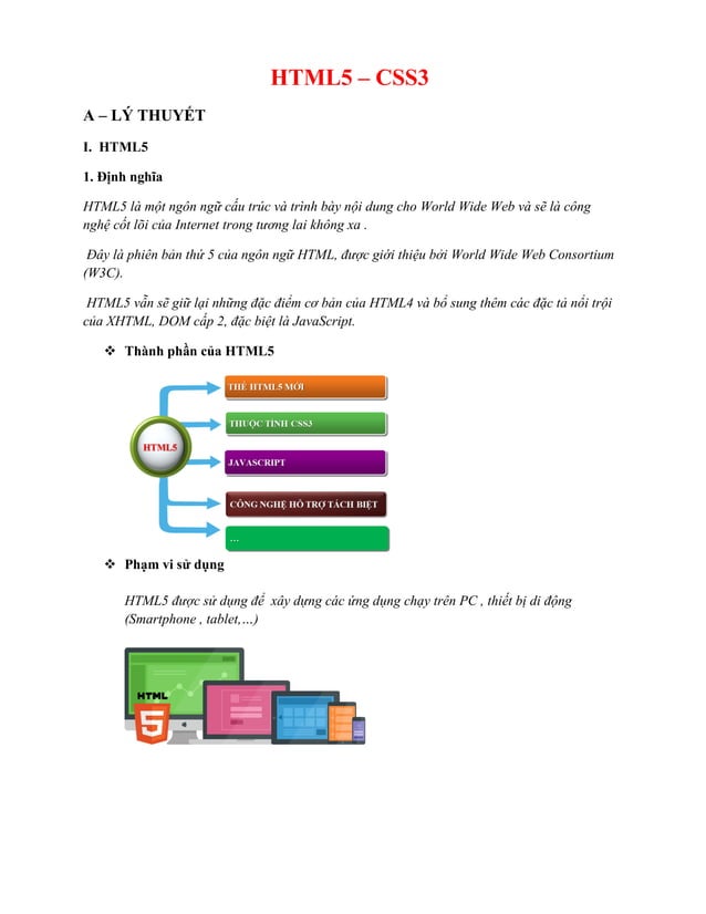Tài liệu HTML5-CSS3 | PDF