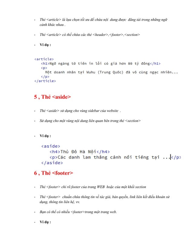 Tài liệu HTML5-CSS3 | PDF