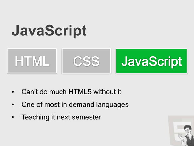 Html5 Css3 And Javascript Ppt Free Download