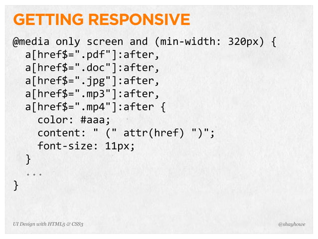 UI Design with HTML5 & CSS3 | PDF