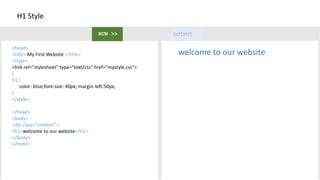 Html5 elements-Kip Academy | PPT