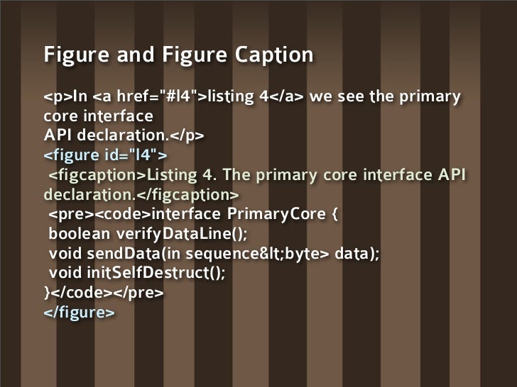 Figure and Figure Caption In