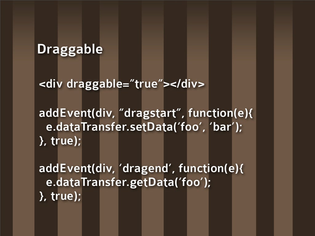Draggable Addevent Div “dragstart”