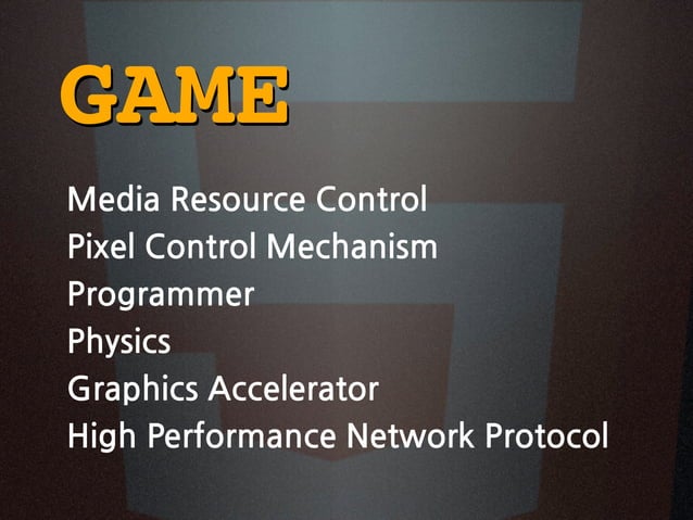 Html5 game programming overview | PPT