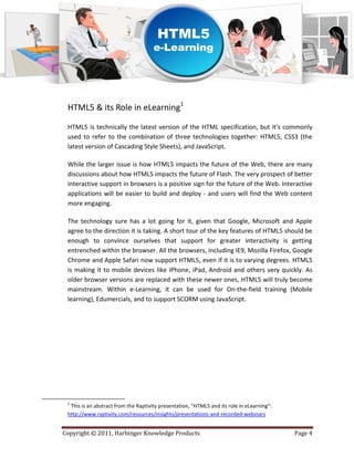 HTML5 & mlearning - The Rapid Interactivity Approach | PDF