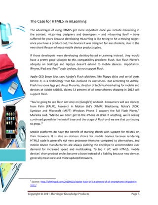 HTML5 & mlearning - The Rapid Interactivity Approach | PDF