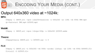 HTML5 Multimedia Streaming | PPTX