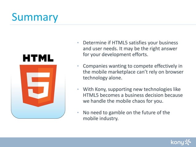 HTML5: Next Generation Web Development | PPT