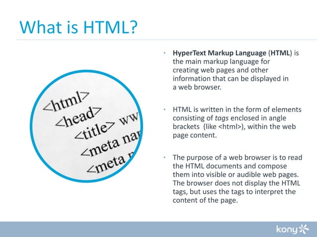 HTML5: Next Generation Web Development | PPT