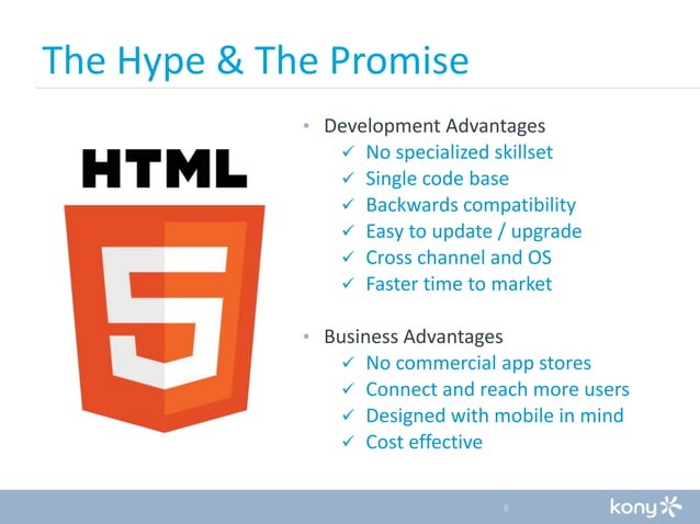 HTML5: Next Generation Web Development | PPT