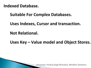 Html5 OffLine Database | PPT