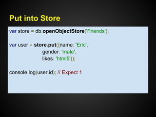 HTML5 Storage/Cache | PPT