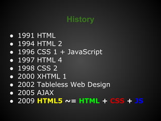 HTML5 Storage/Cache | PPT