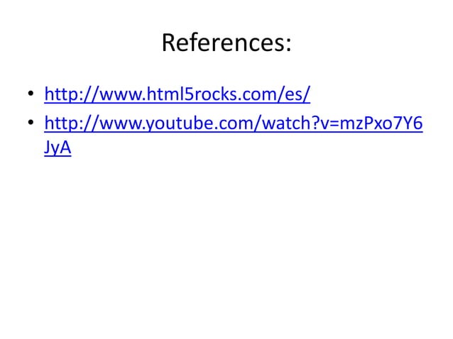 Html5 2da parte | PPTX | Web Design and HTML | Internet