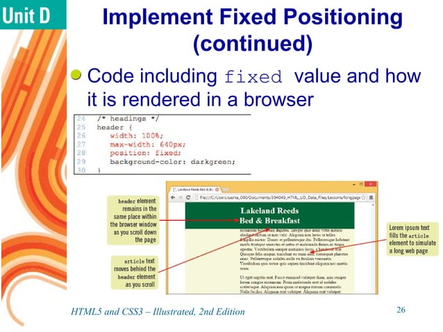 Laying Out Elements with CSS | PPT