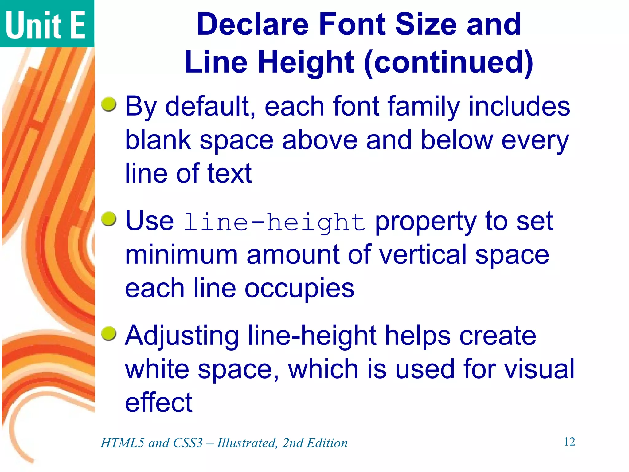 Formatting Text With Css Ppt