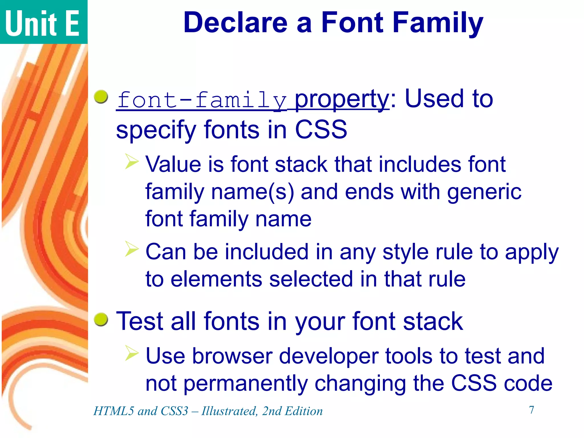 Formatting text with CSS | PPT