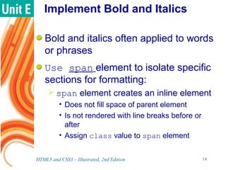 Formatting text with CSS | PPT