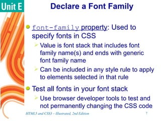 Formatting text with CSS | PPT