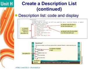 Organizing Content with Lists and Tables | PPT