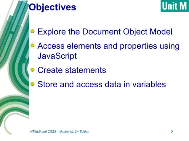 Javascript programming using the document object model | PPT