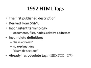 HTML5 and the Evolution of the Web | PPT