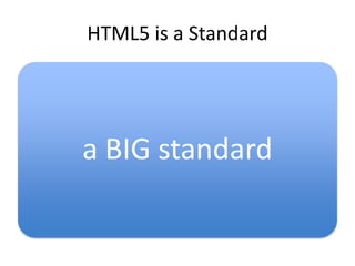 HTML5 and the Evolution of the Web | PPT