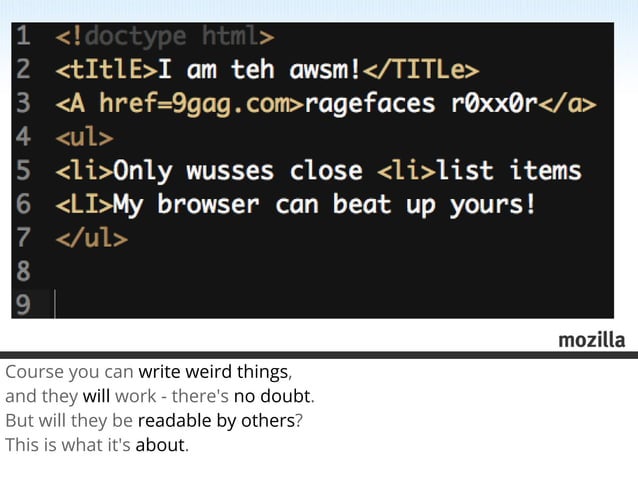 HTML5 and the future of the web (Dr. Seuss style)