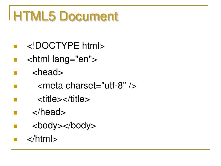 HTML5 and web technology update