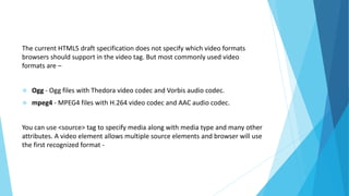 Html 5 full course | PPTX