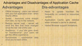 Html5 cache mechanism & local storage | PPT