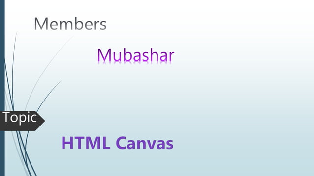Html canvas | PPT