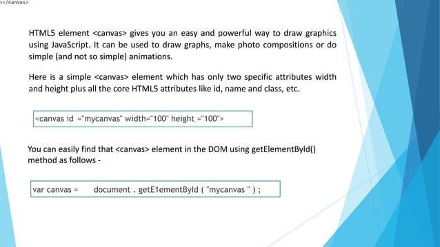 Html5 canvas | PPTX