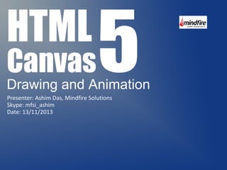 Html5 Canvas Drawing and Animation | PPT