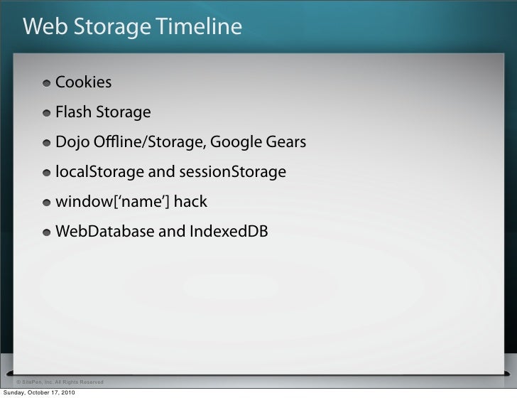 Intro To Html5 Web Storage 2373