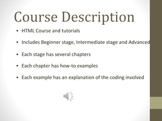 Free Html5 Tutorials -Simple and Easy Step by Step Instructions | PPT