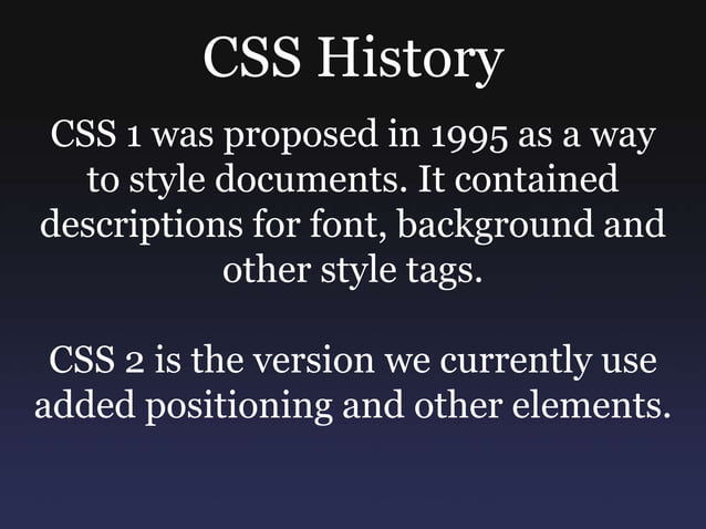 HTML5 & CSS3 | PPT
