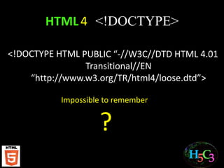 Introduction to HTML5 & CSS3 | PPT