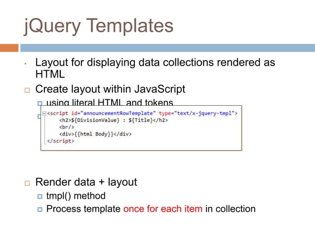 2012 - HTML5, CSS3 and jQuery with SharePoint 2010 | PPT