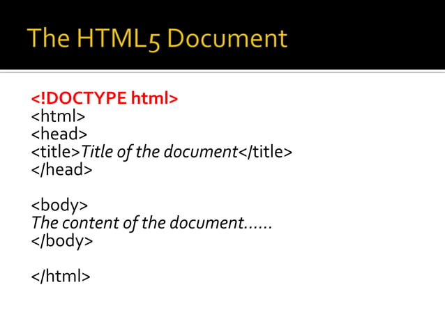 Html5 + css3+ java script for future - HTML5 | PPT