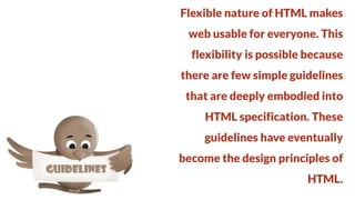 HTML5 design principles | PDF | Web Design and HTML | Internet