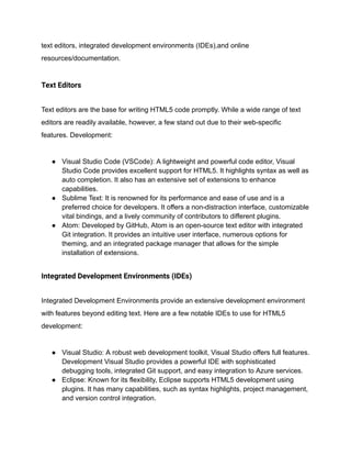 HTML5 Development Benefits, Features and Cost For 2024.pdf