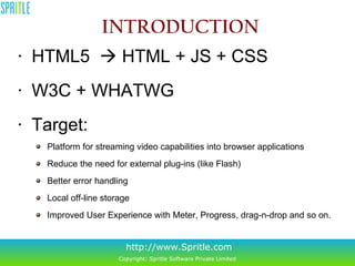 HTML5 Introduction by Dhepthi L | PPT