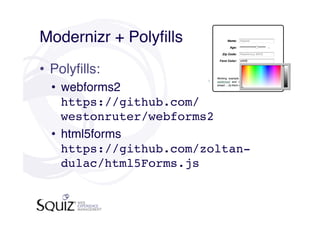 Html5 Forms in Squiz Matrix - Dave Letorey | PPT